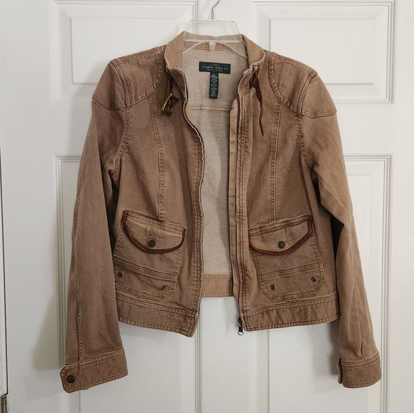 Ralph Lauren | Jackets & Coats | Ralph Lauren Brown Jacket Size 4 ...